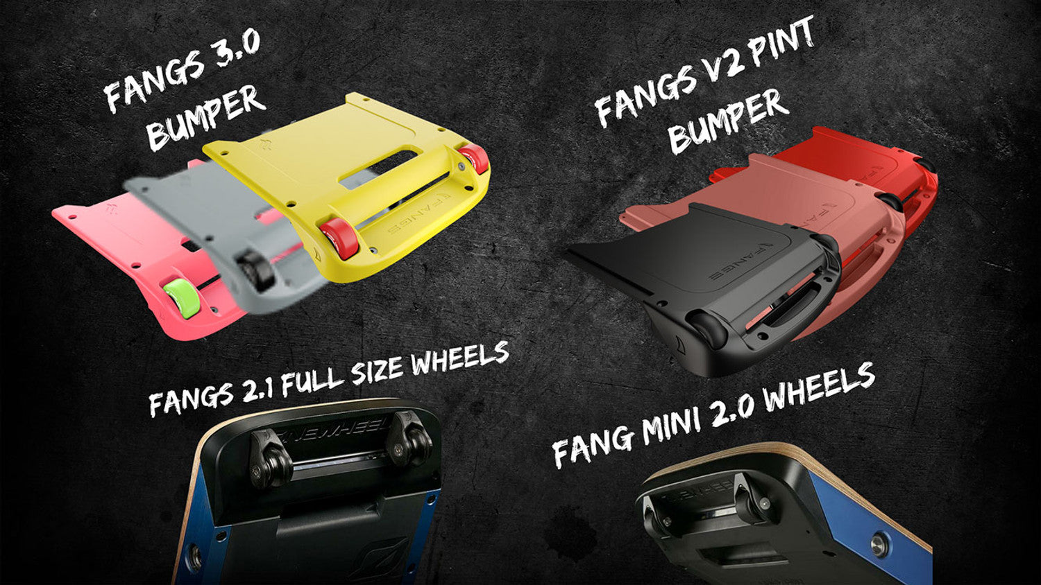 Onewheel™ Fangs & Bumper Wheels at OSBS – One Stop Board Shop