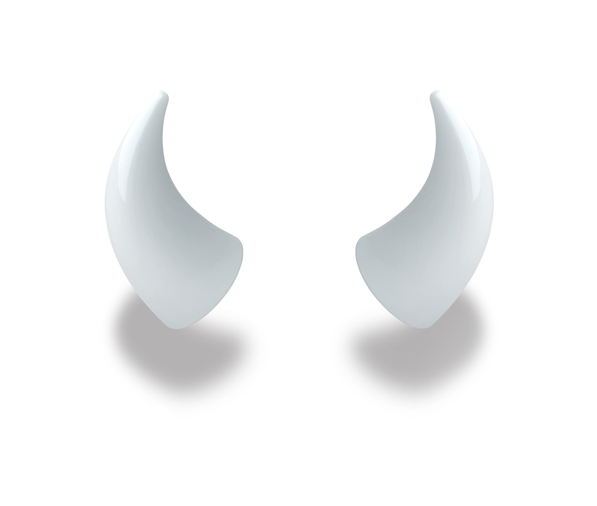 Helmet Flair MagNeatOhz: Large White Devil Horns for Helmet – One Stop ...